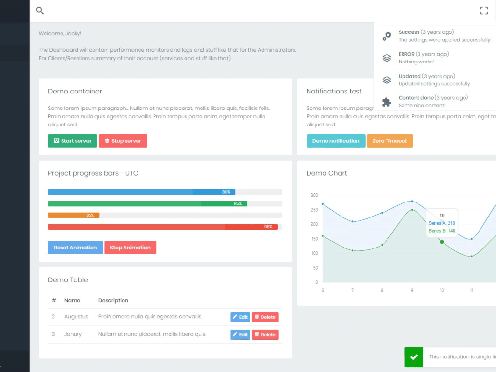 Prahec - Portfolio - Mojo Control Panel